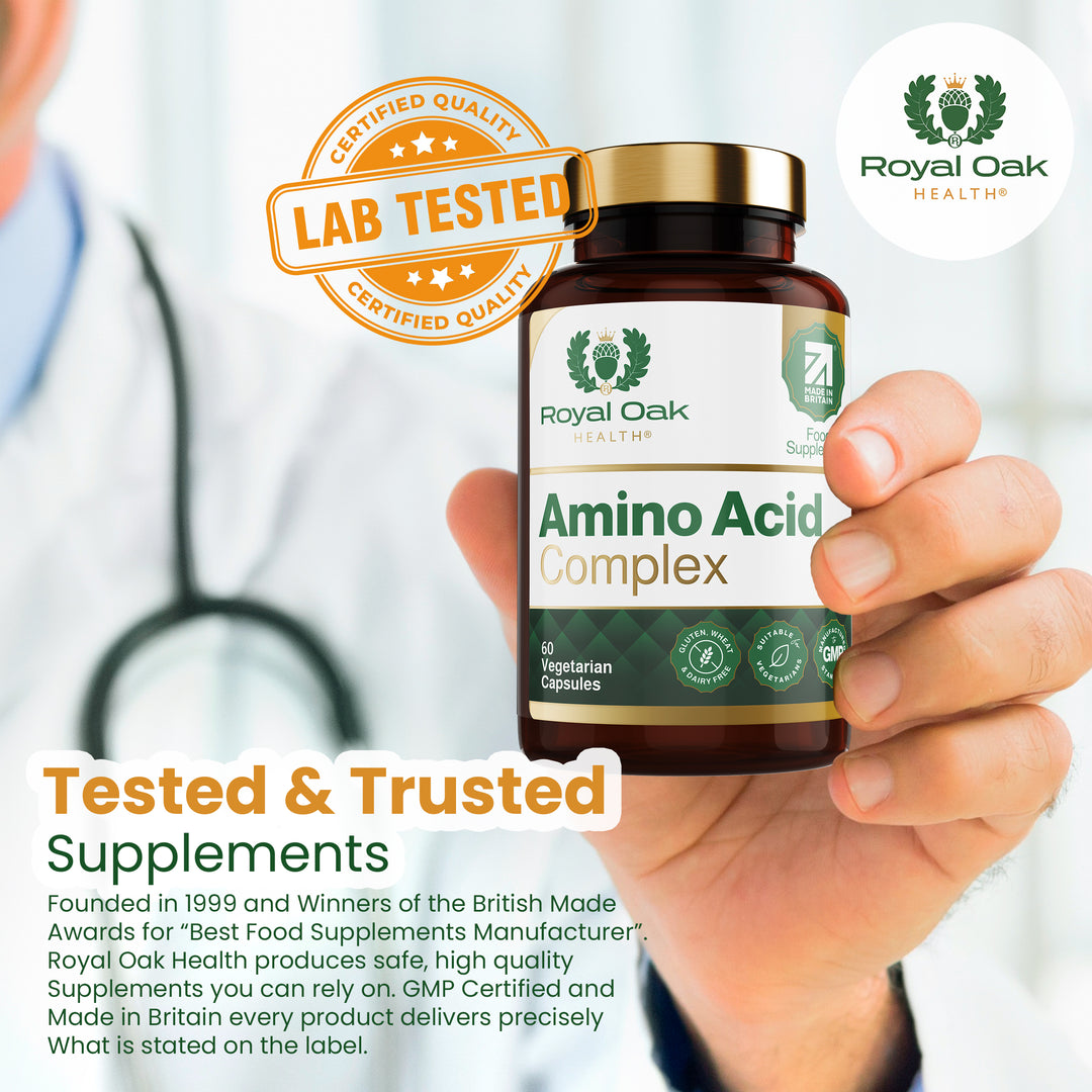 Full Spectrum Amino Acid | 60 Capsules – Royal Oak Health