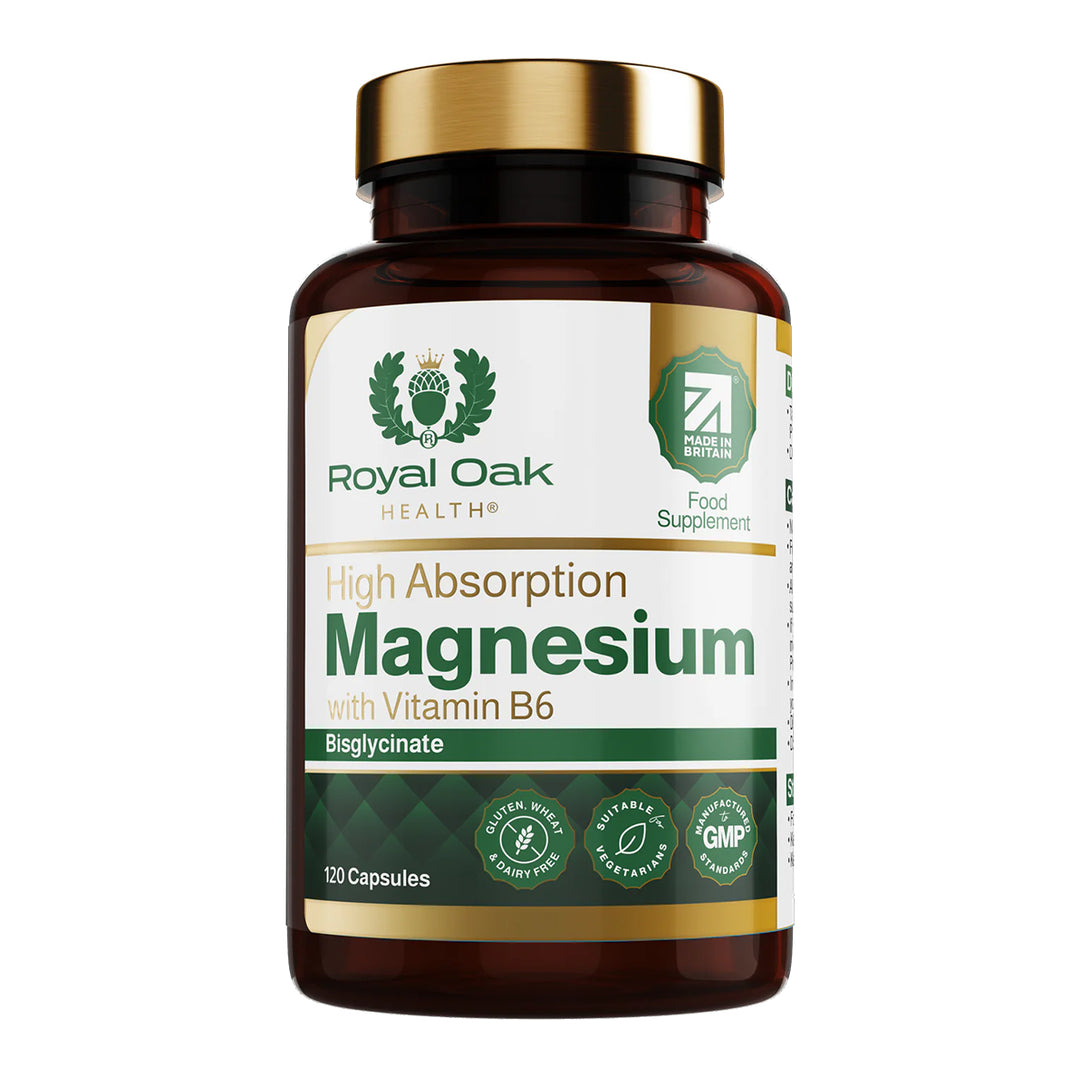 Magnesium with Vitamin B6 (120) | Magnesium Supplements – Royal Oak Health